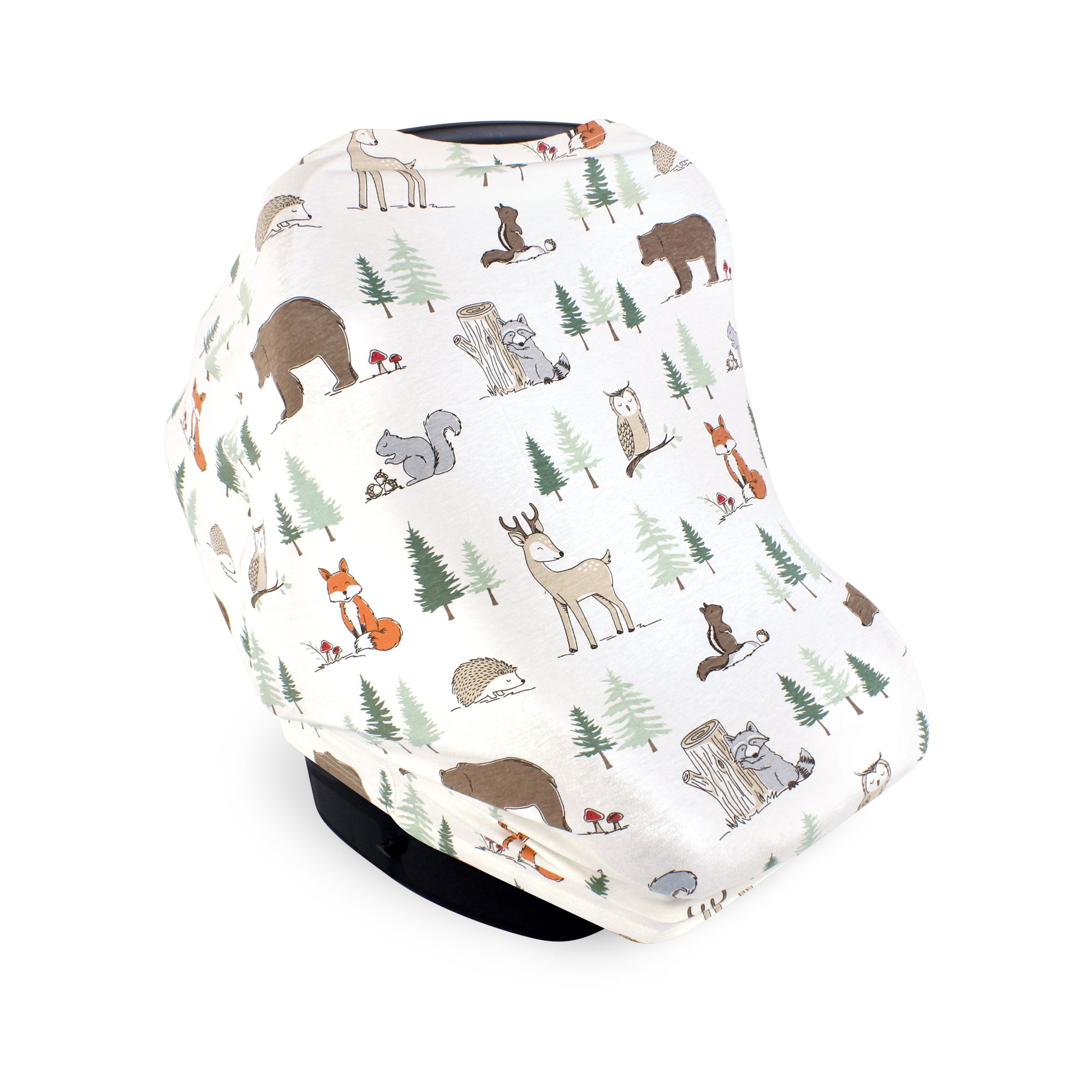 Hudson Baby Multi-use Car Seat Canopy, Forest Animals – BabyVision Inc.