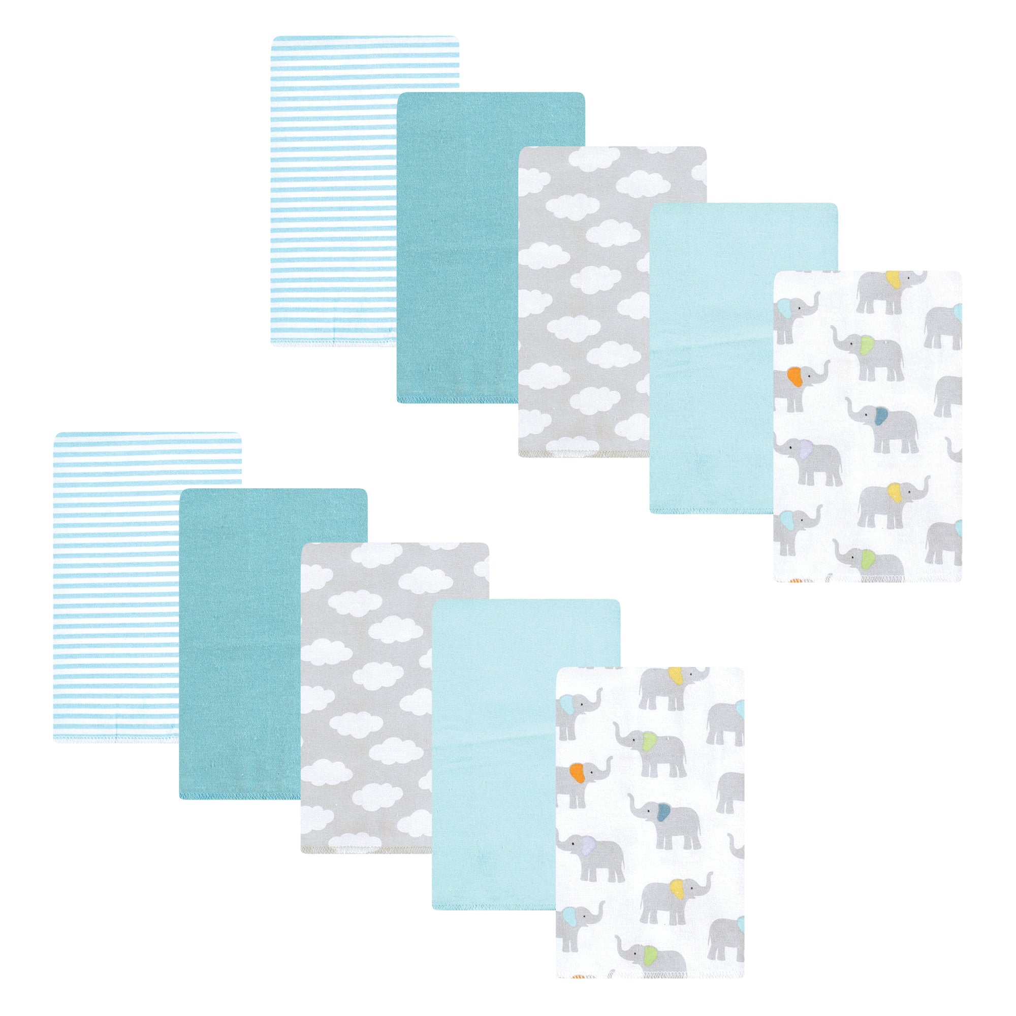 Hudson Baby Flannel Burp Cloth 10pk – BabyVision Inc.