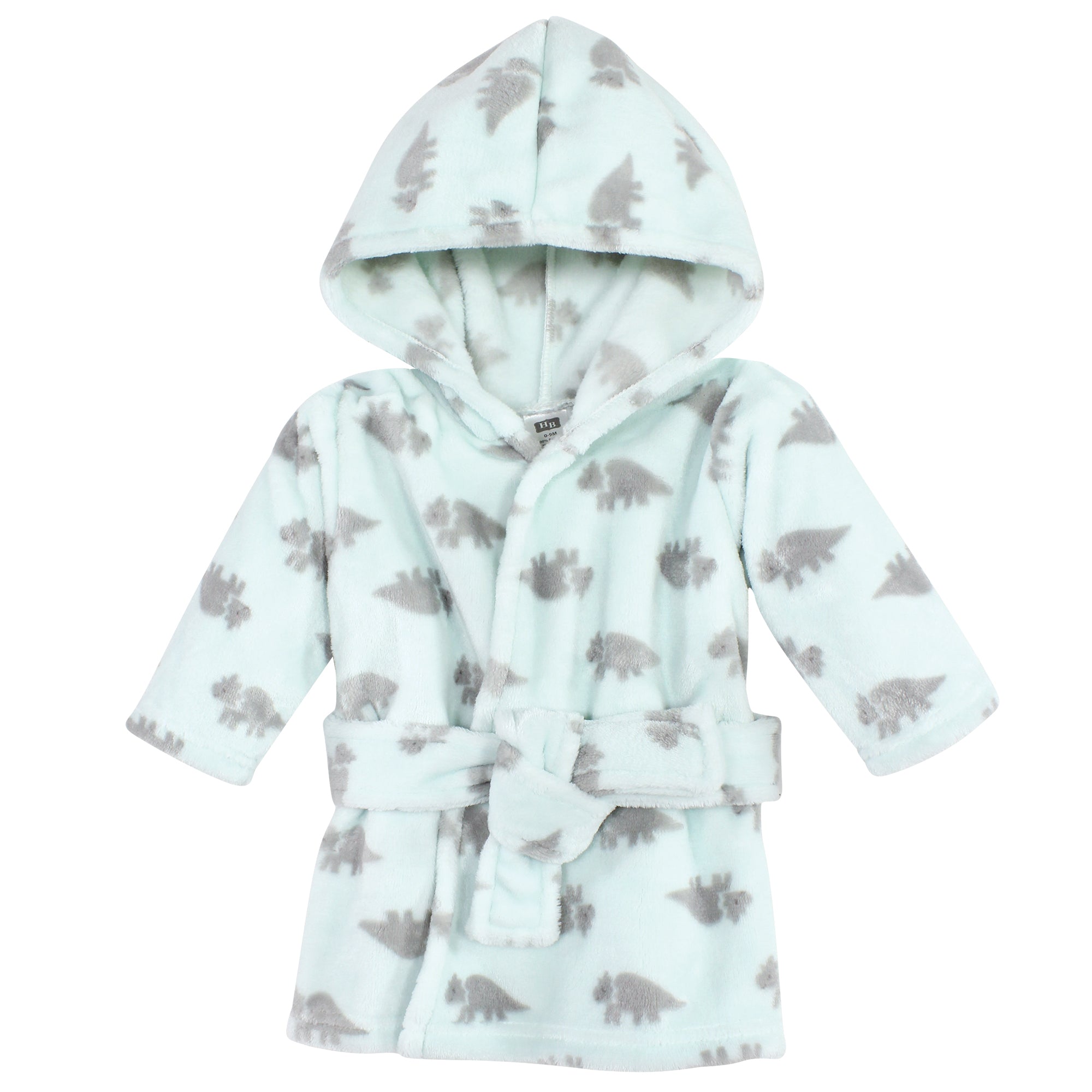 Hudson Baby Unisex Baby Plush Animal Face Bathrobe, Triceratops ...