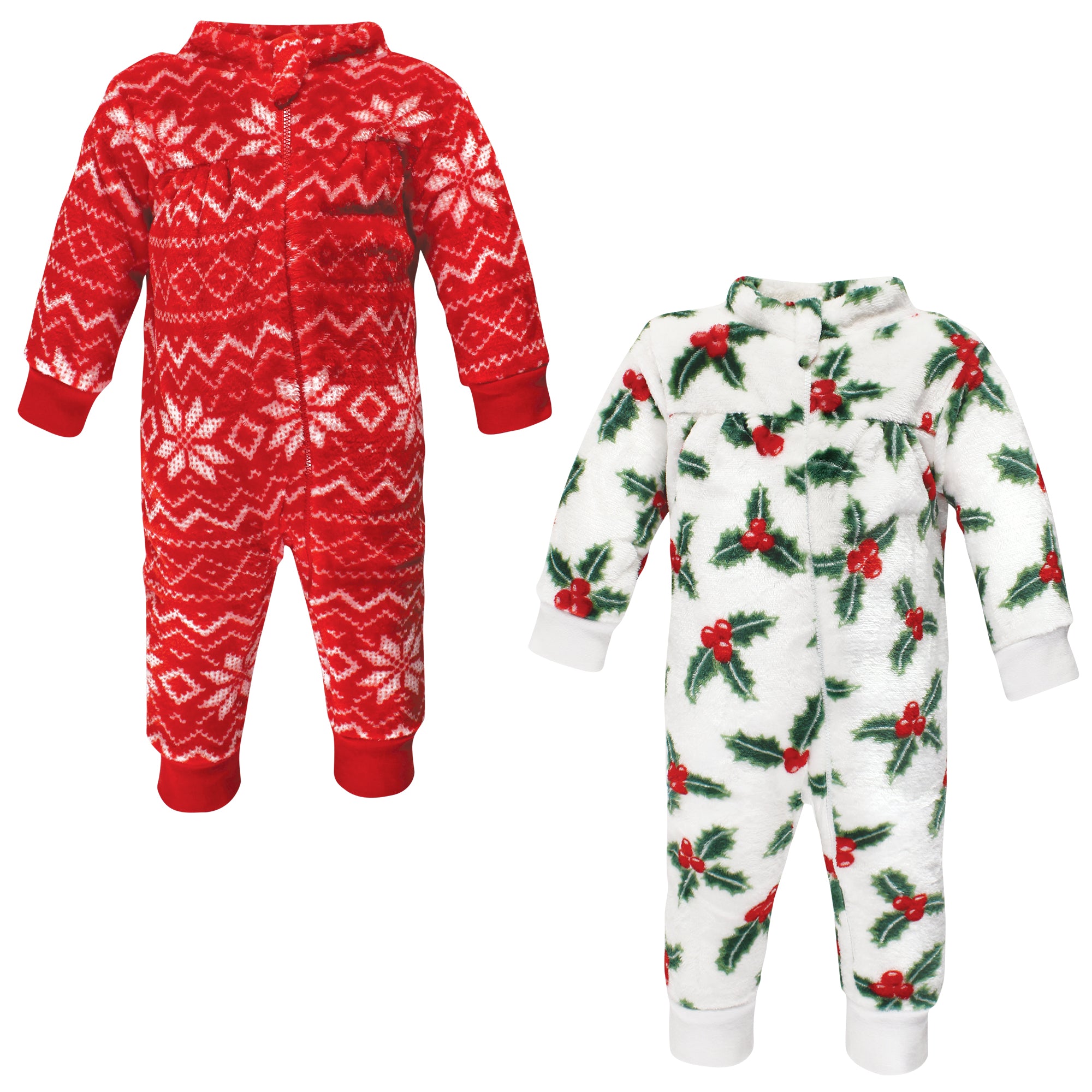 Hudson Baby Unisex Baby Plush Jumpsuits, Holly – BabyVision Inc.