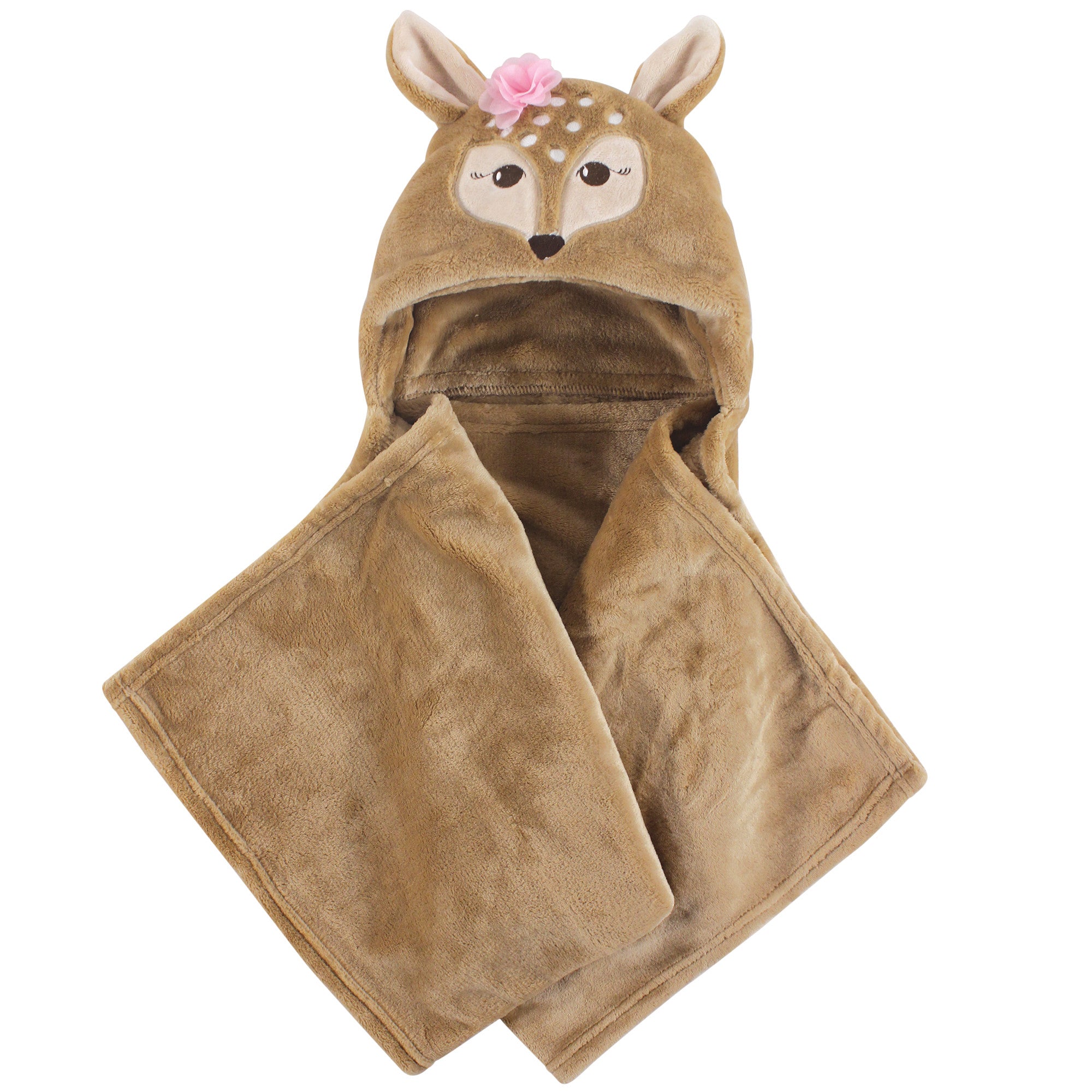 Hudson Baby Hooded Animal Face Plush Blanket – BabyVision Inc.