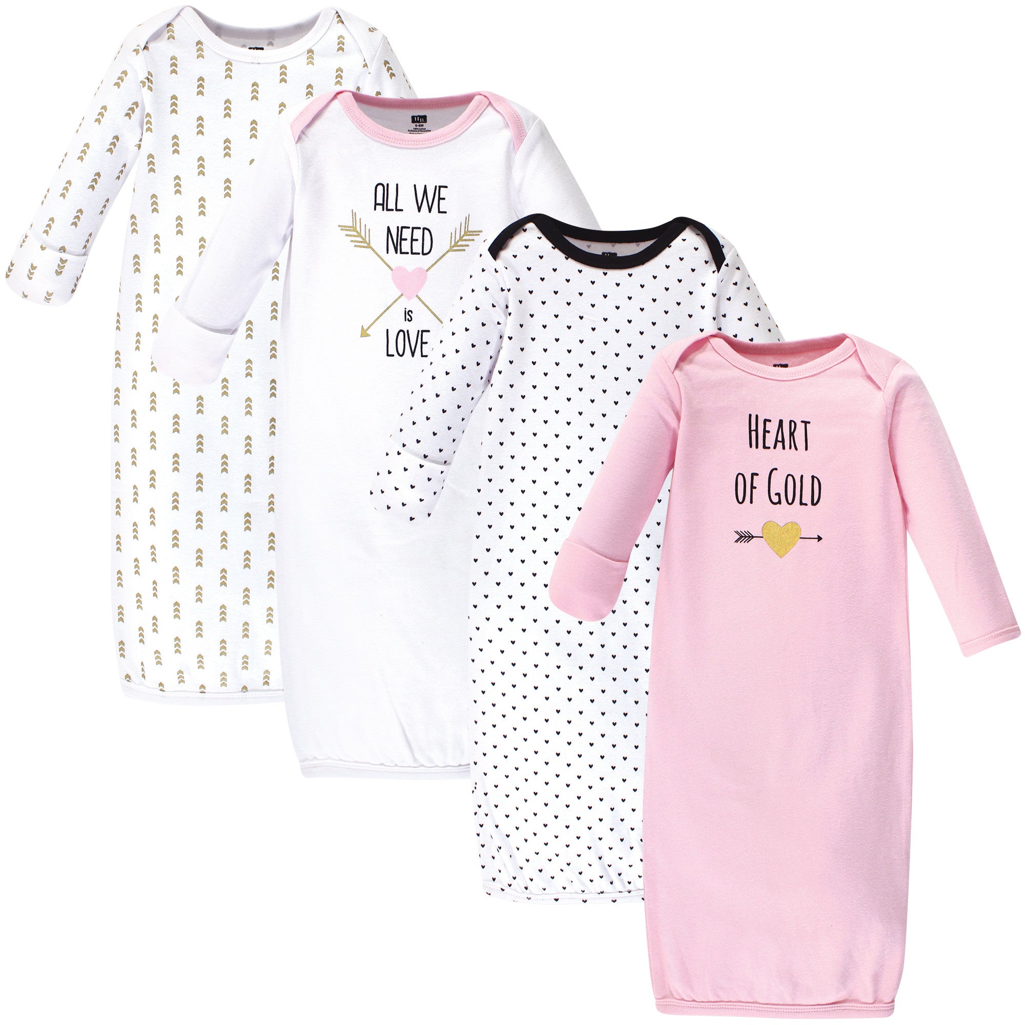 Hudson Baby Cotton Gowns – BabyVision Inc.