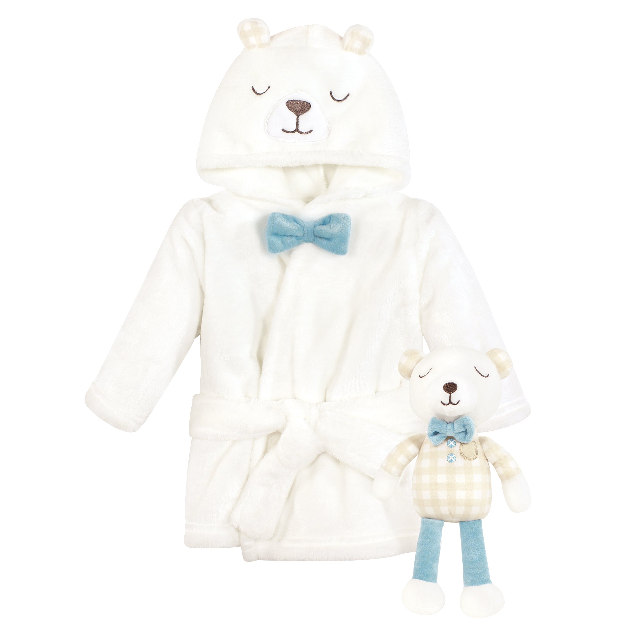 Hudson Baby Plush Bathrobe and Toy Set – BabyVision Inc.