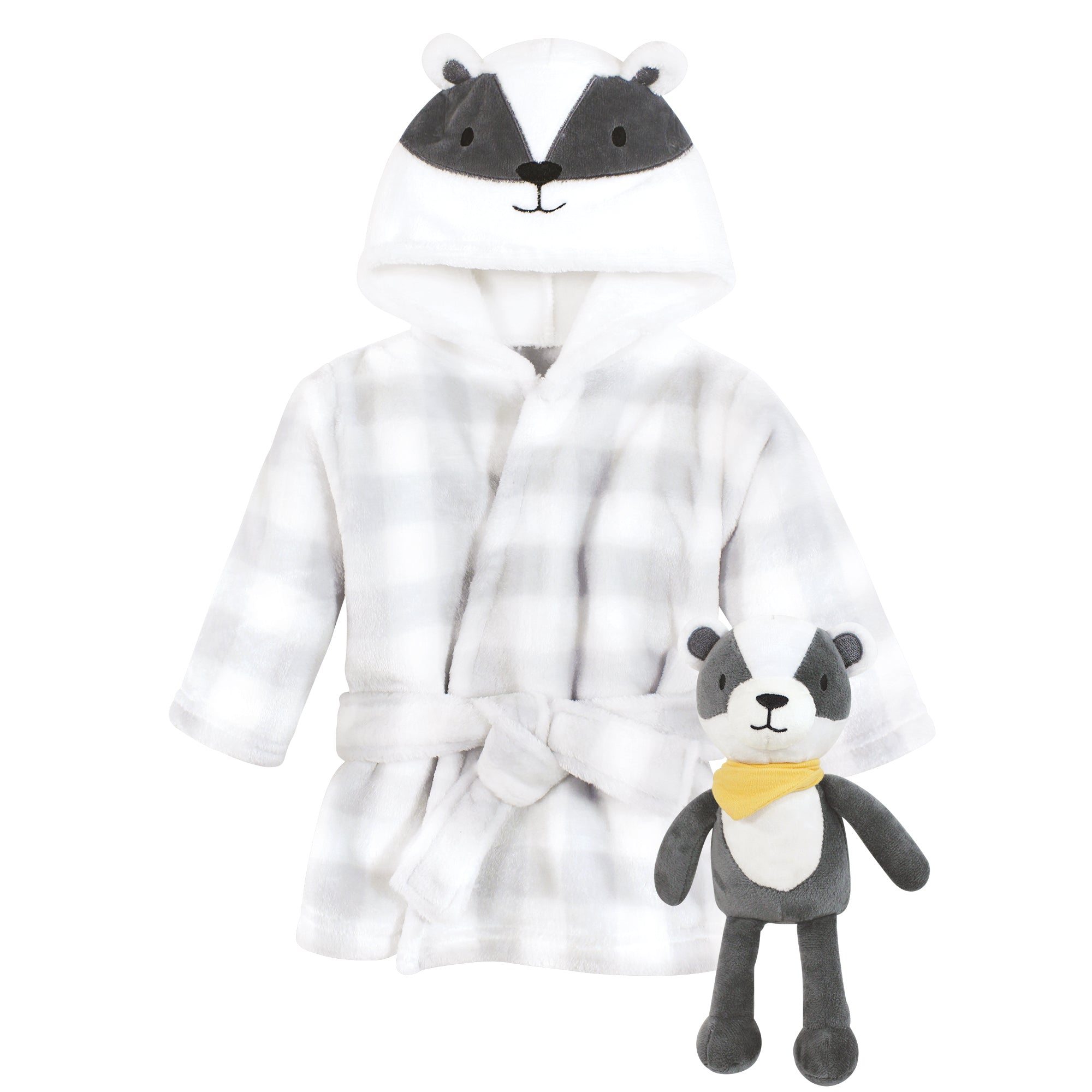 Hudson Baby Plush Bathrobe and Toy Set – BabyVision Inc.