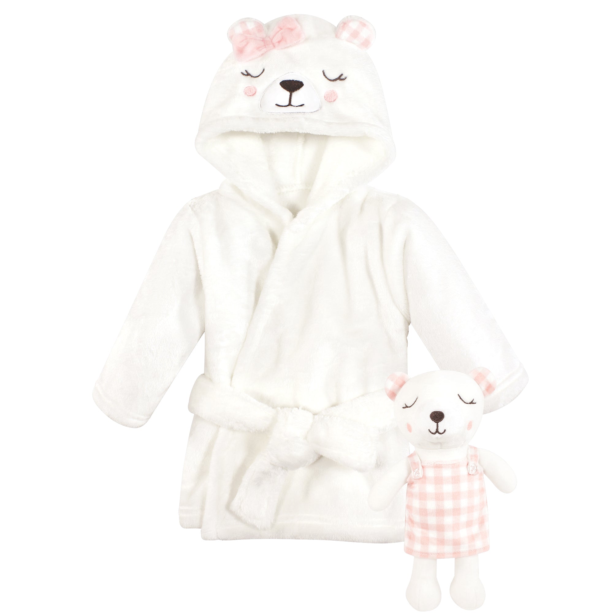 Hudson Baby Plush Bathrobe and Toy Set – BabyVision Inc.